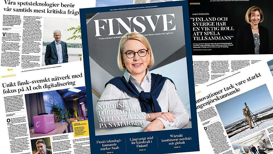 FINSVE | FINSVE:s tidning som bilaga i Dagens industri